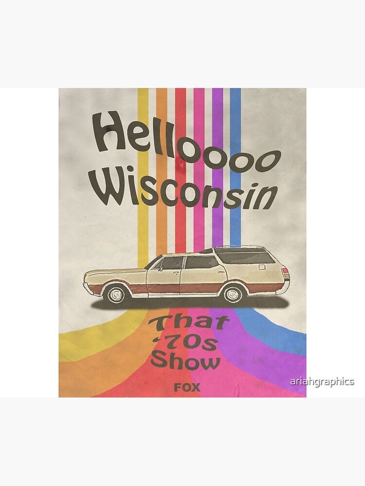"Hello Wisconsin" Canvas Print for Sale by ariahgraphics | Redbubble