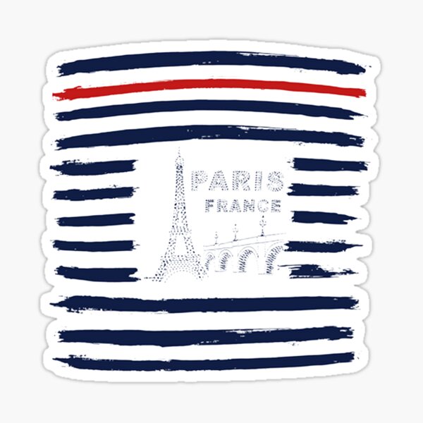 "Paris France" Sticker for Sale by effietyoshida | Redbubble