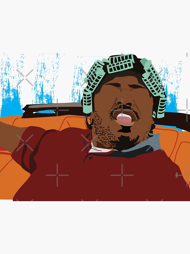 "Friday - Big Worm " Sticker for Sale by nadirasimone | Redbubble