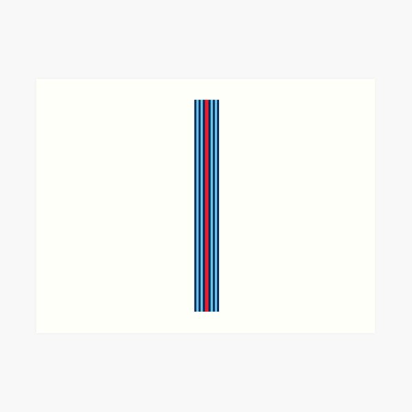 "Classic racing stripes" Art Print for Sale by ERegularArts | Redbubble
