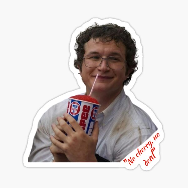 "Alexei “No Cherry, No Deal” Sticker | Stranger Things Season 3 ...
