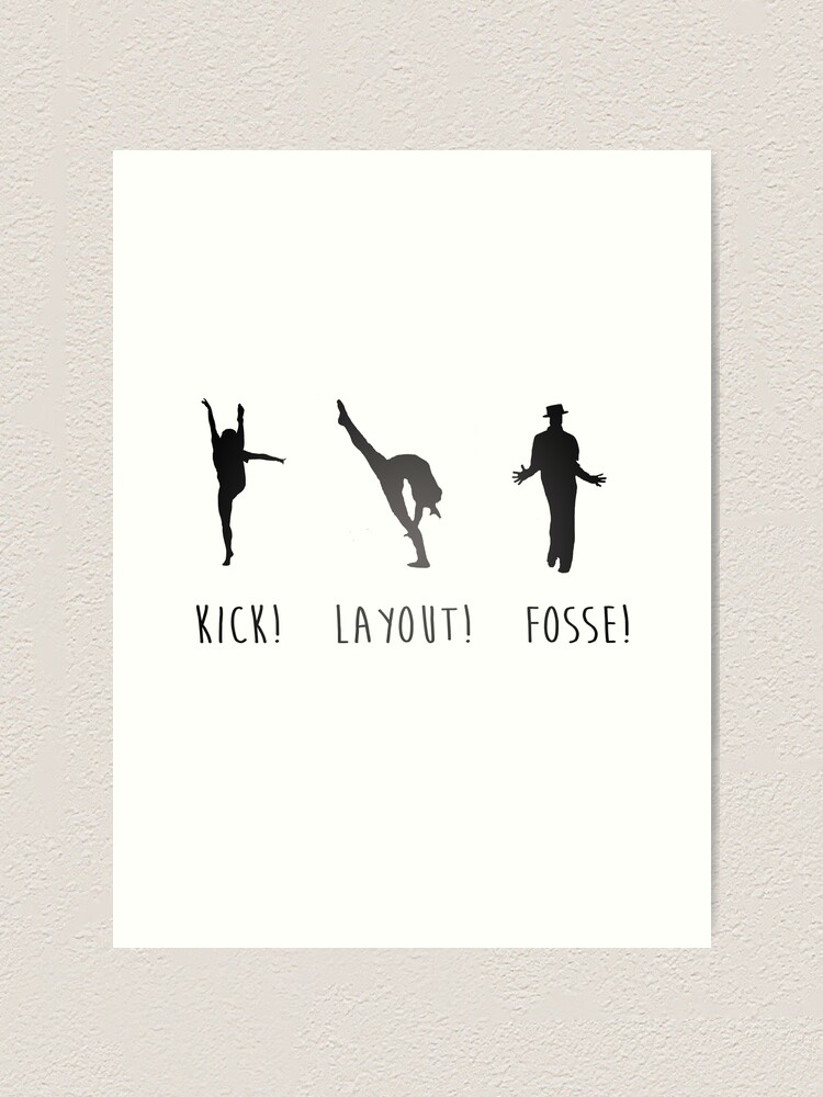 "Kick, layout, fosse! - Mean Girls (Black)" Art Print by gobroadway ...
