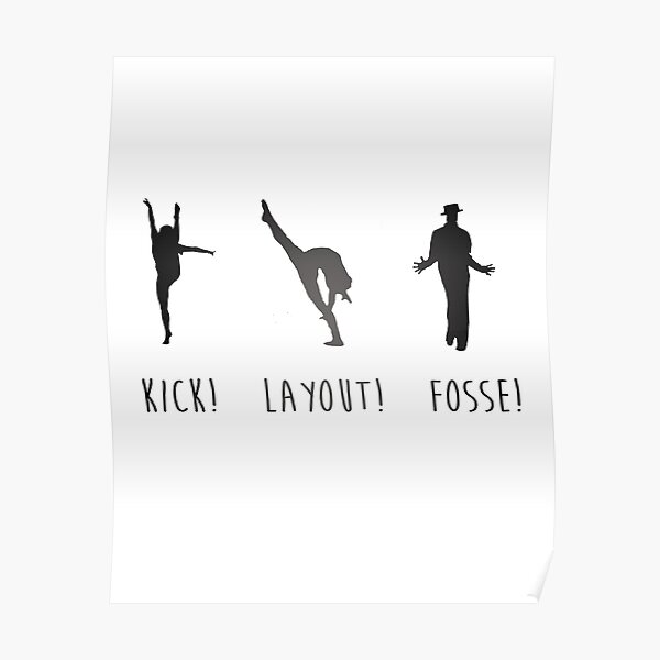 "Kick, layout, fosse! - Mean Girls (Black)" Poster for Sale by ...