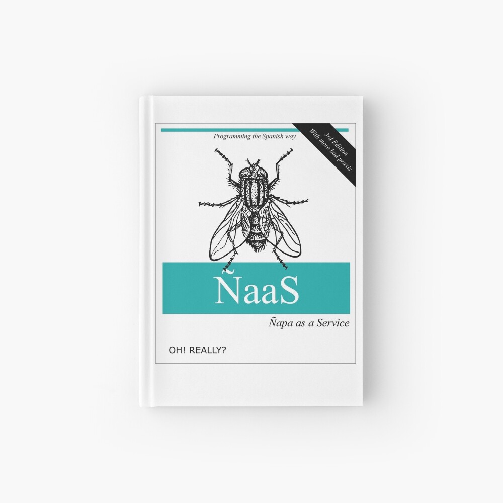 Cuaderno de tapa dura «Ñapa as a Service» de Caldofran | Redbubble