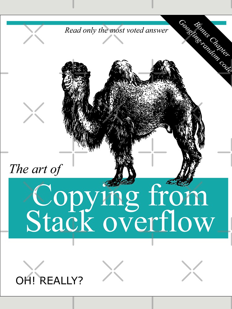 "Copying from Stack Overflow" T-shirt for Sale by Caldofran | Redbubble ...
