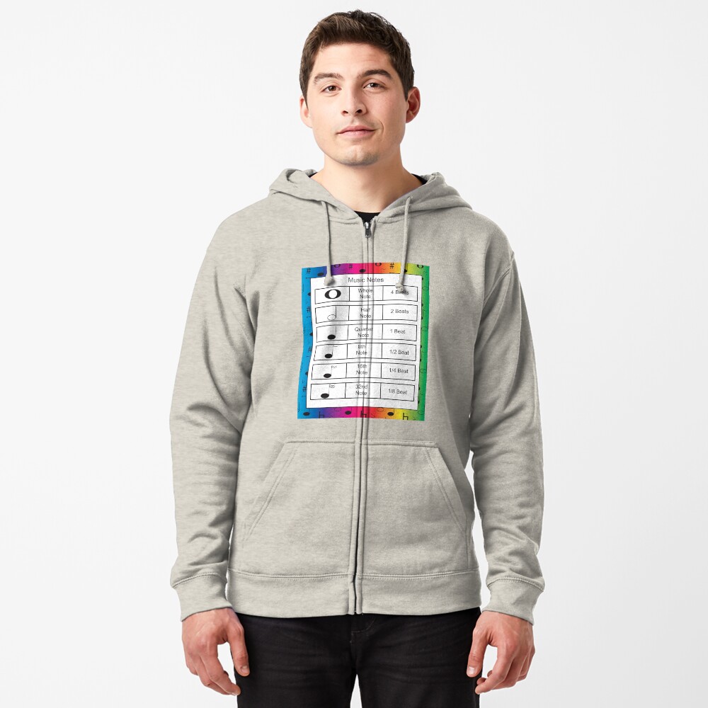 "Music Notes with Rainbow background Educational" Poster for Sale by ...