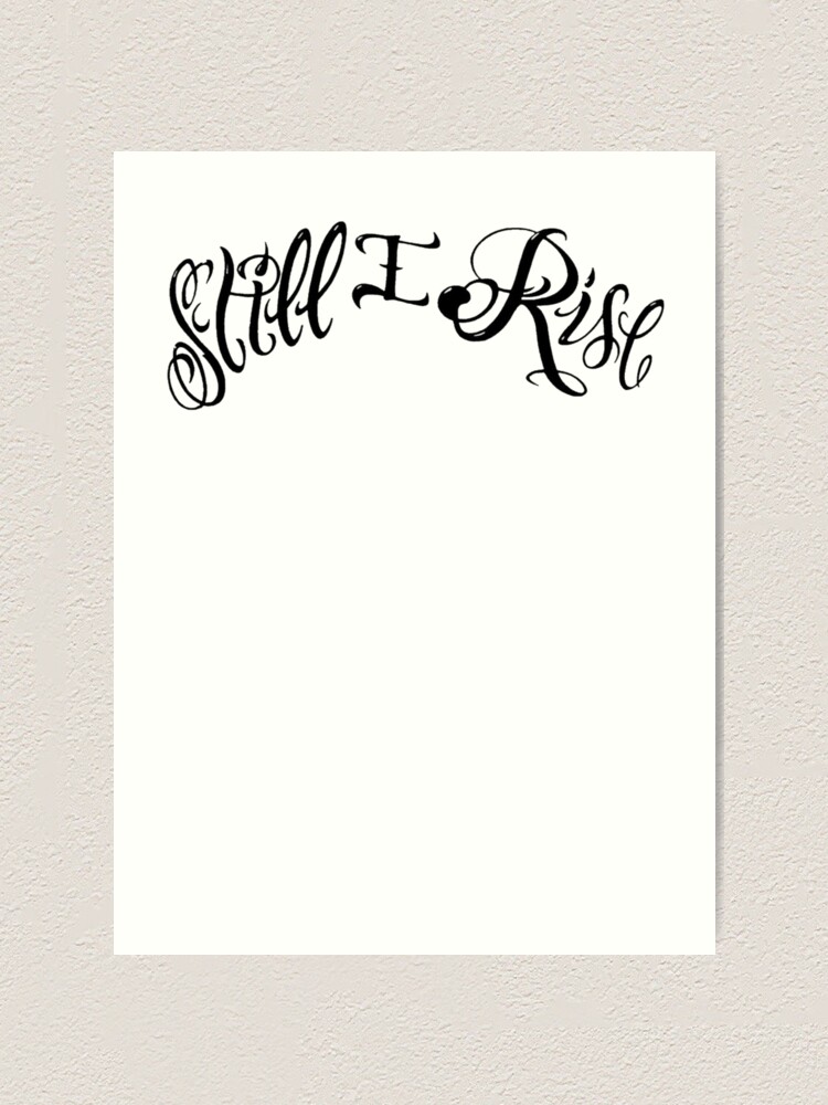 "Lewis Hamilton - STILL I RISE" Art Print by F1-life | Redbubble