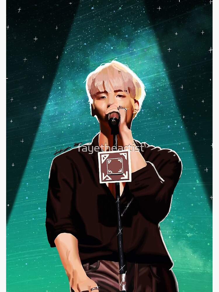 "Shinee Jonghyun " Poster by fayetheartist | Redbubble