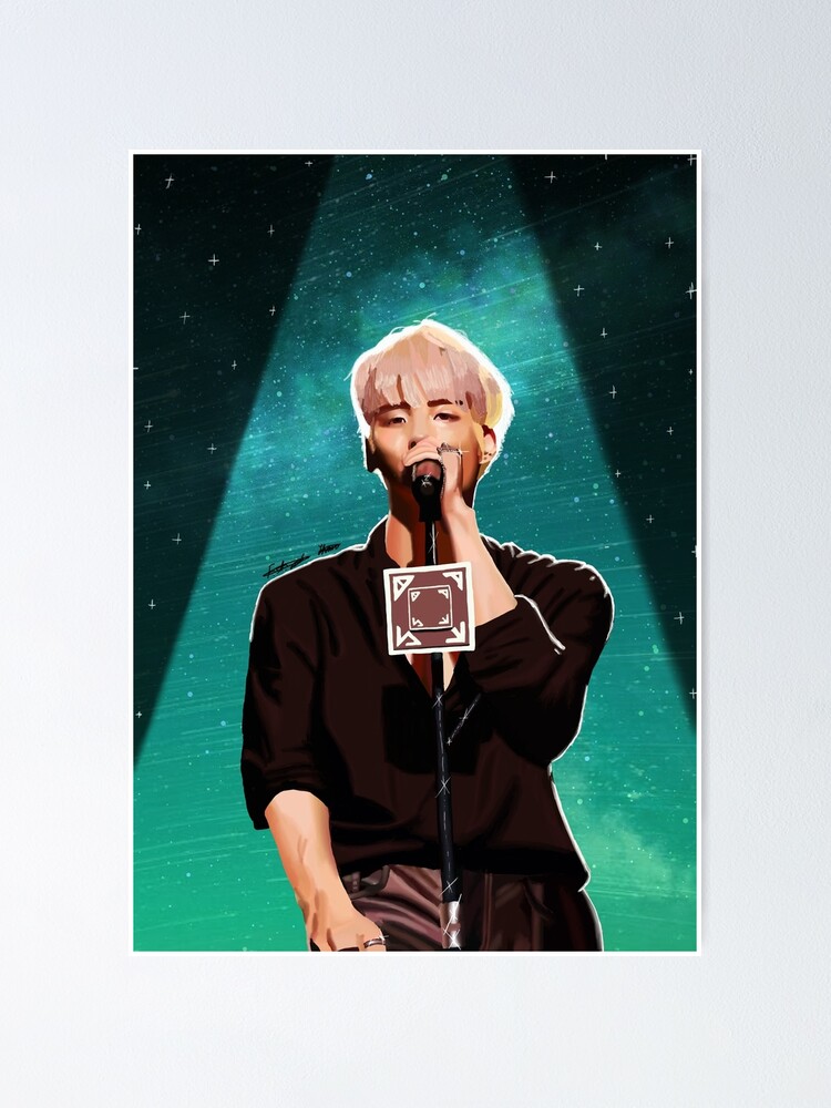 "Shinee Jonghyun " Poster by fayetheartist | Redbubble