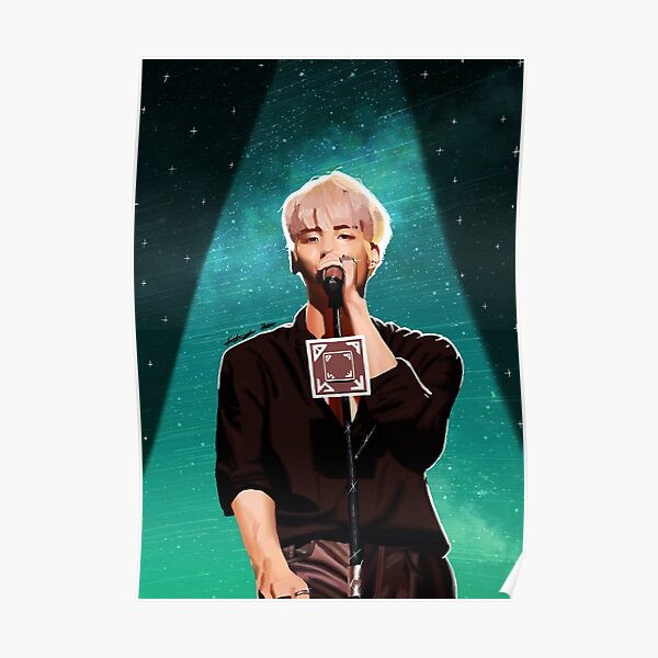 "Shinee Jonghyun " Poster by fayetheartist | Redbubble