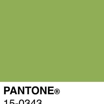 "PANTONE 15-0343 Greenery Color Palette" Poster for Sale by ravcnclaw ...
