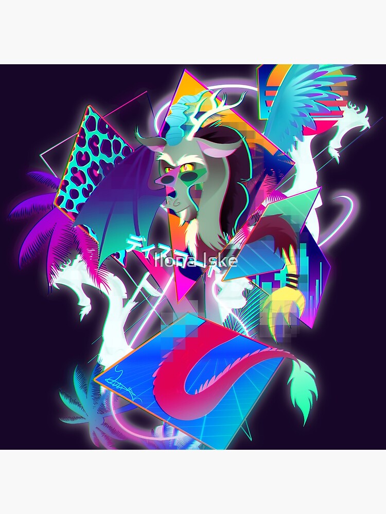 "Synthwave Discord" Floor Pillow for Sale by TornadoTwist | Redbubble