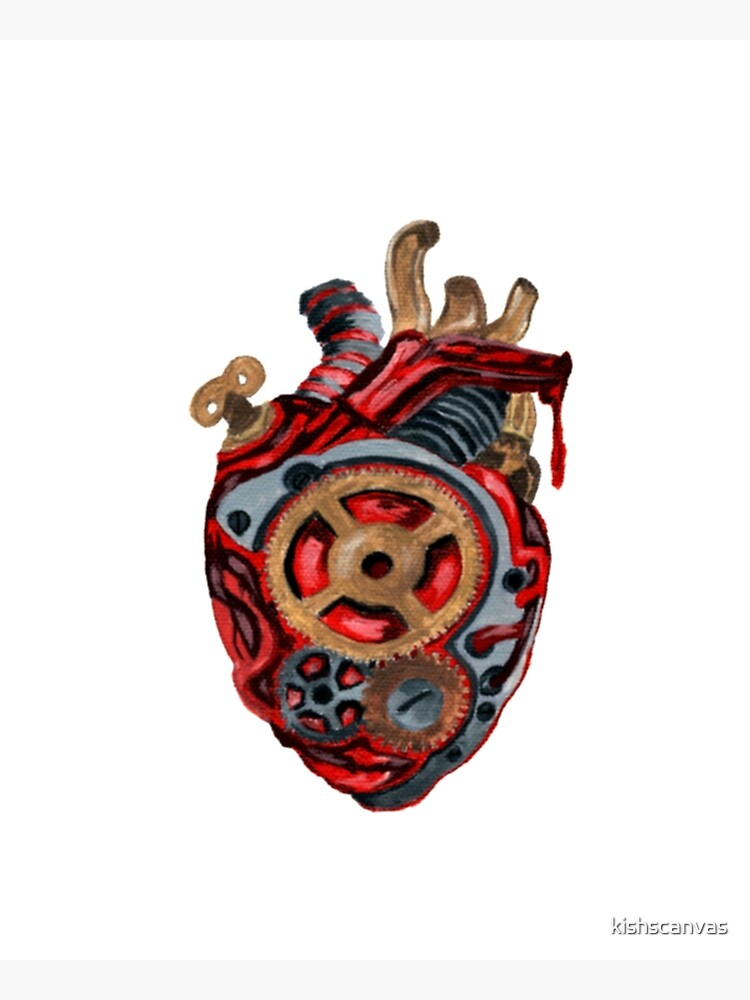 "Bionic Heart" Poster for Sale by kishscanvas | Redbubble