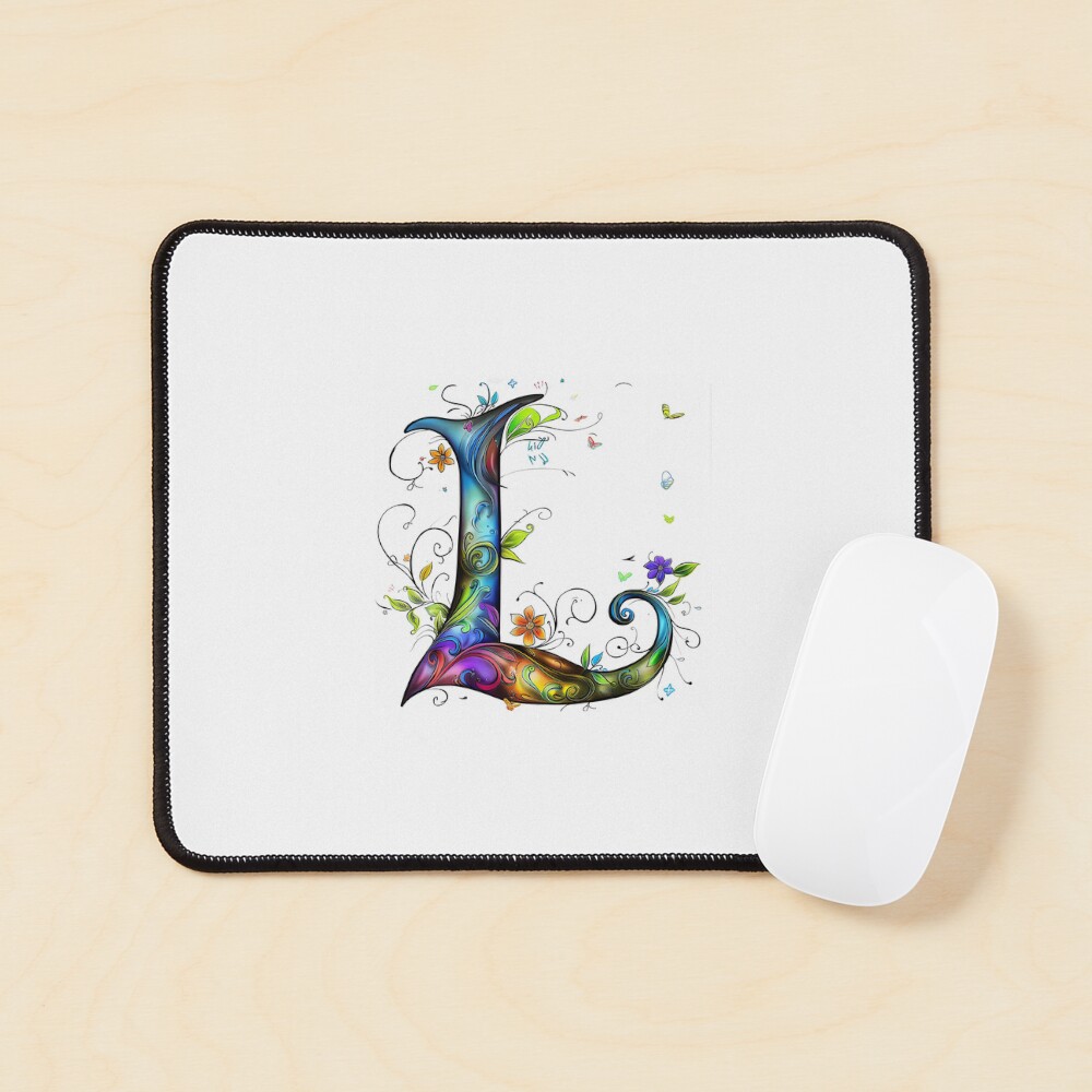"Whimsical Monogram Letter L" Sticker for Sale by Boddicca | Redbubble