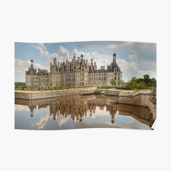 "Chateau de Chambord" Poster for Sale by Michaelm43 | Redbubble
