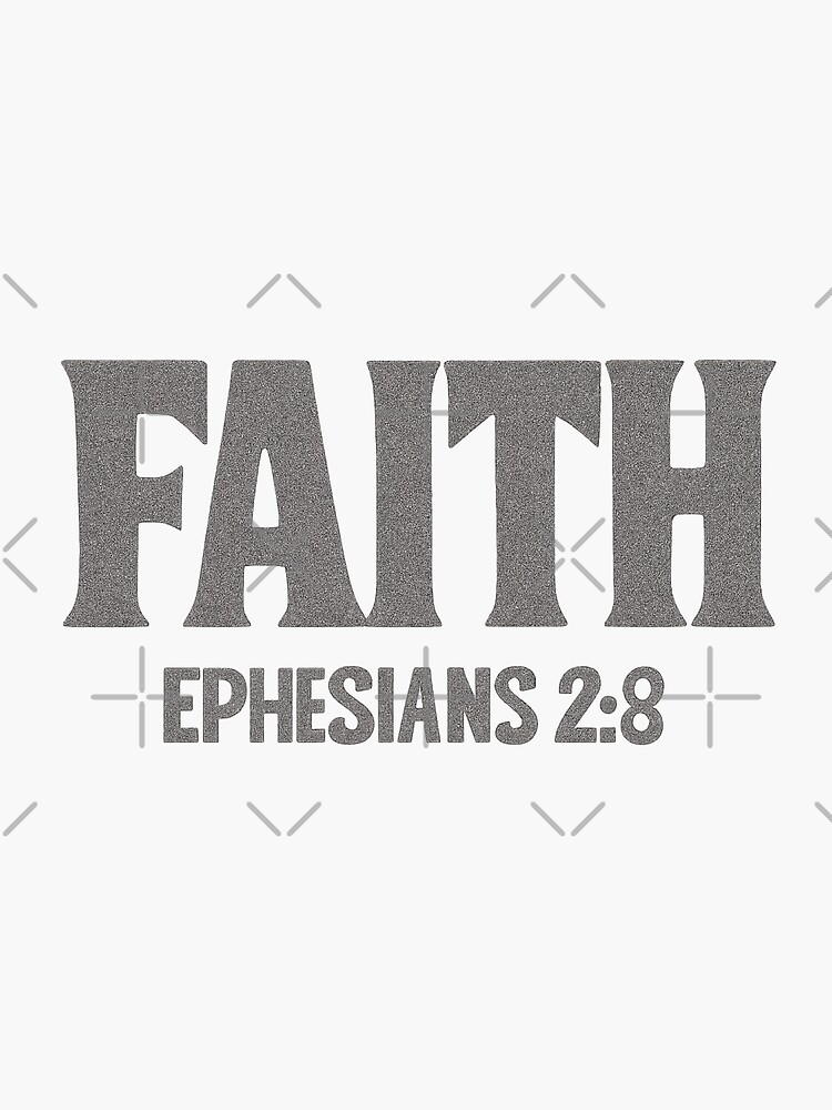 "Faith Text Christian Ai Design" Sticker for Sale by FaithArtStudio ...