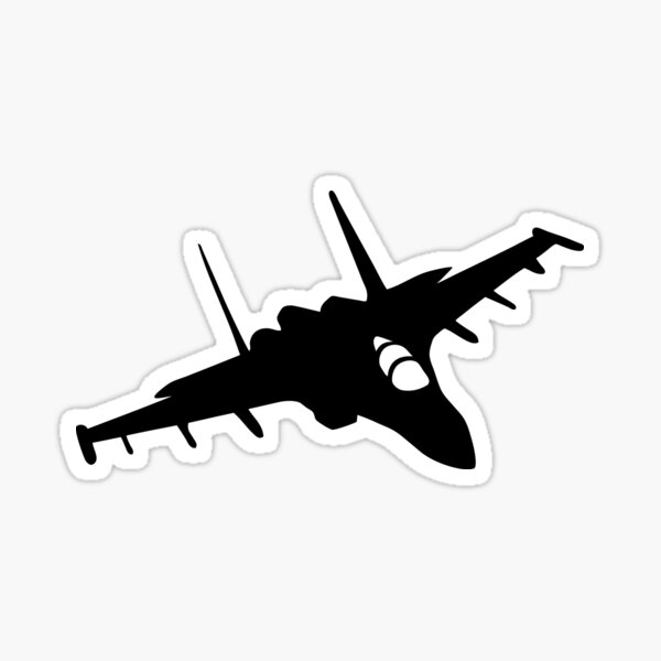 "fighter jet" Sticker for Sale by huggymauve | Redbubble