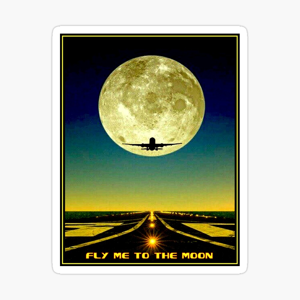 Embellishments Airplane to the Moon Sticker Scrapbooking Papercraft ...