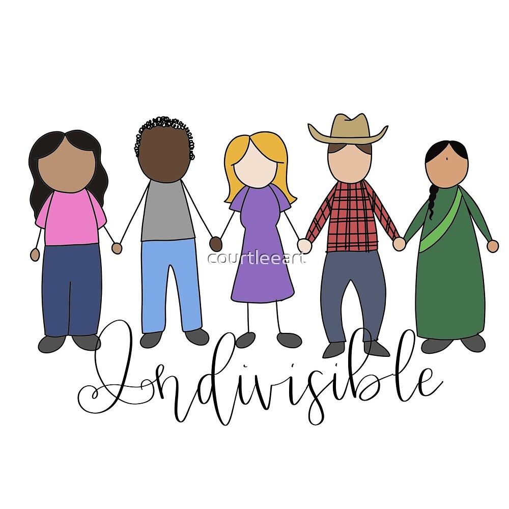 "Indivisible" by courtleeart | Redbubble