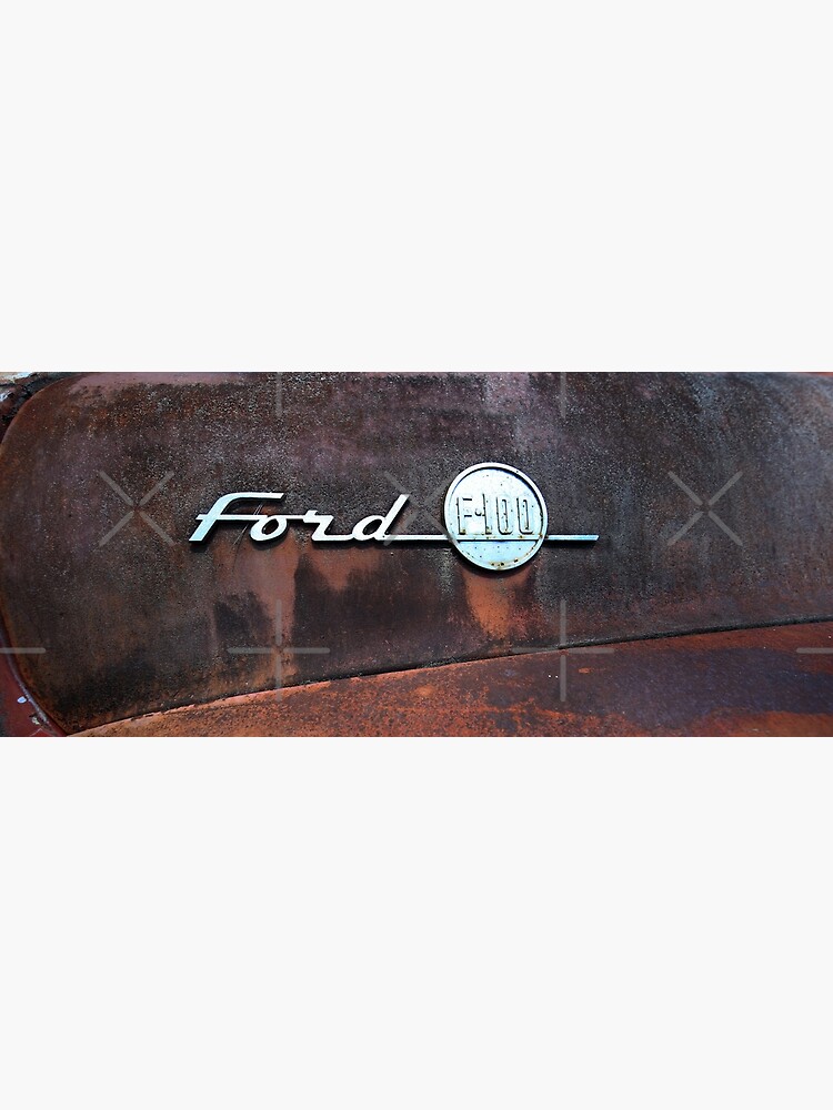 "Rusty Ford Emblem" Art Print by mal-photography | Redbubble