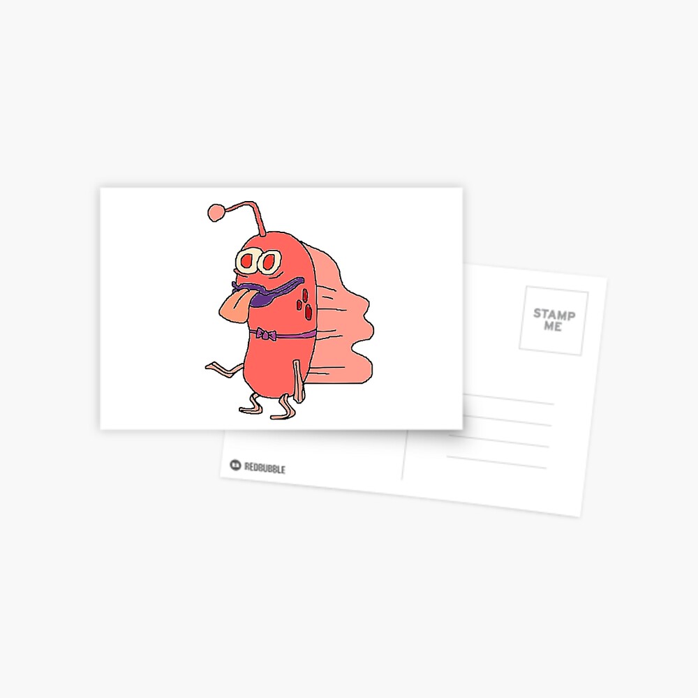 "badly drawn angler fish spongebob " Sticker for Sale by wormyart ...