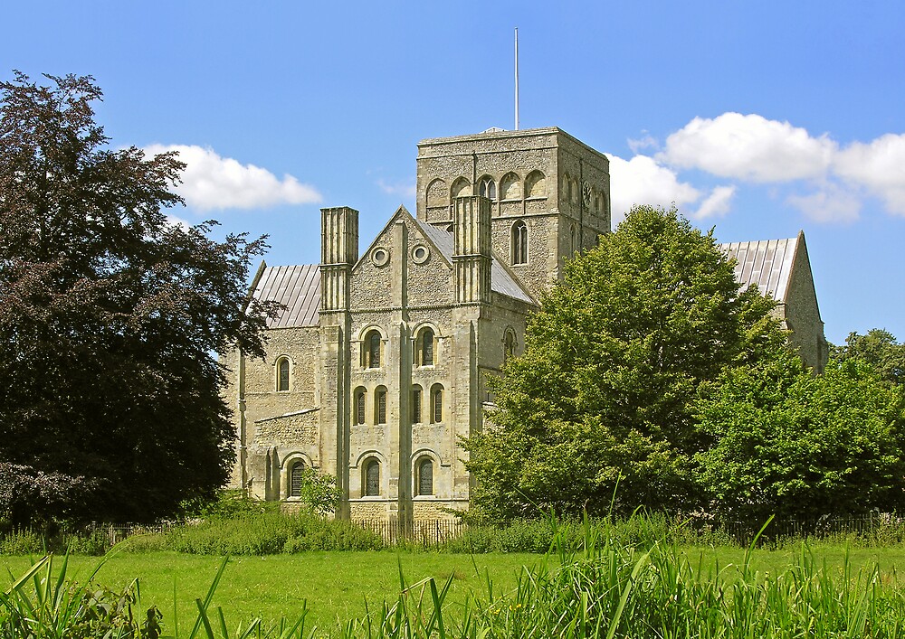 "St Cross Church, Winchester, southern England, seen from the North ...