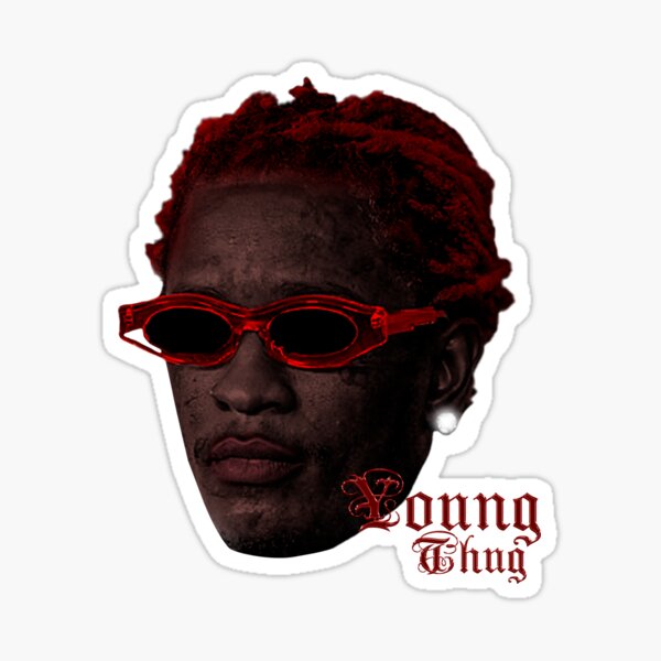 "Design Big Face Rapper Young Thug" Sticker for Sale by Ogaguiar ...