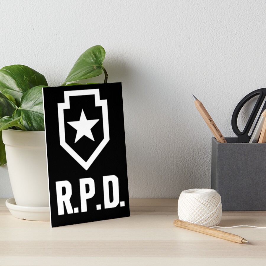 "Resident Evil 2: REmake RPD Logo" Art Board Print for Sale by Gekidami ...