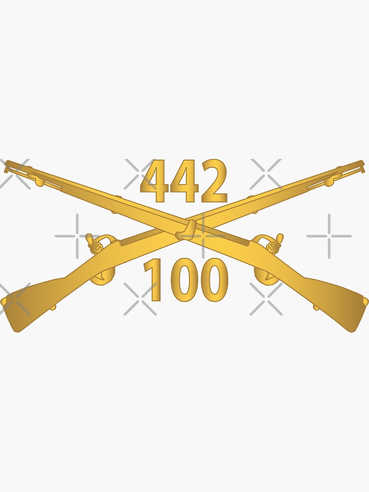 "Army - 100th Infantry Battalion, 442nd Infantry Regiment - wo Txt w Br ...