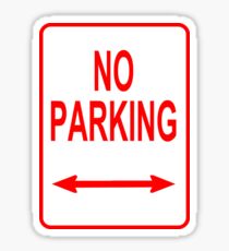 No Parking Stickers | Redbubble
