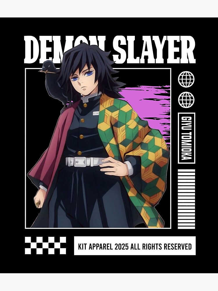 "Giyu Tomioka - Demon Slayer " Poster for Sale by gontijoart | Redbubble