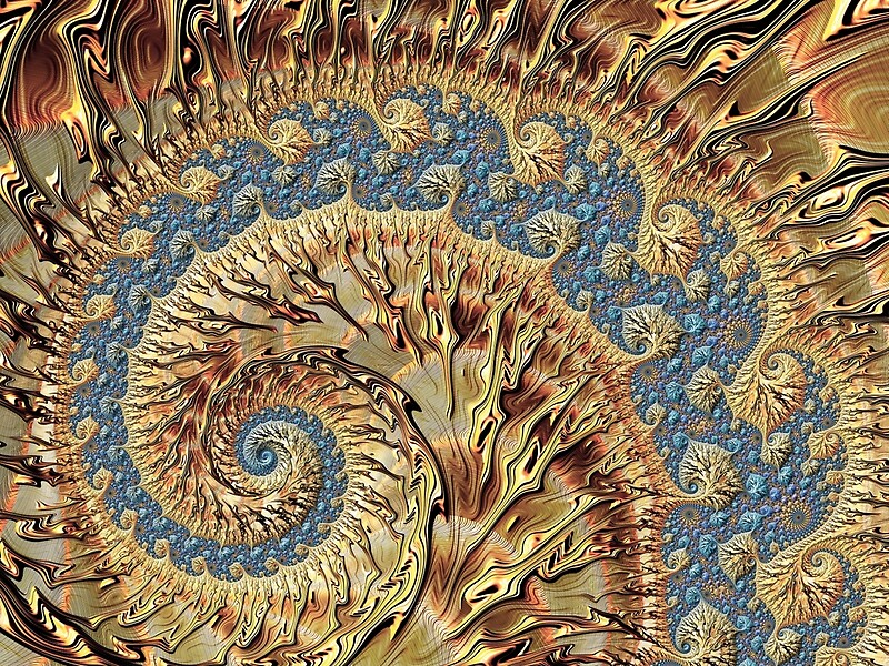 "Sky Beyond Fractal Art" by Vicky Brago-Mitchell® | Redbubble