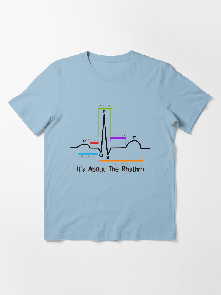 "Cardiac ST Segment Rhythm" T-shirt for Sale by gailg1957 | Redbubble ...