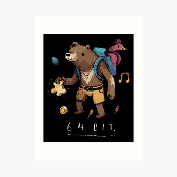 "64 bit" Art Print by louros | Redbubble