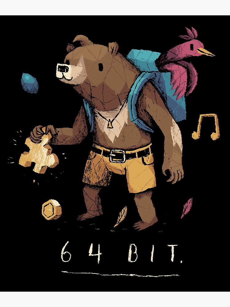 "64 bit" Art Print by louros | Redbubble