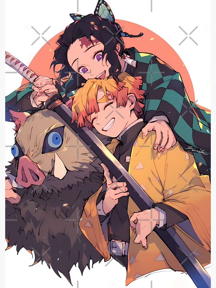 "Hashibira Inosuke Tanjiro Zenitsu Demon Slayer Anime Festival Trio ...