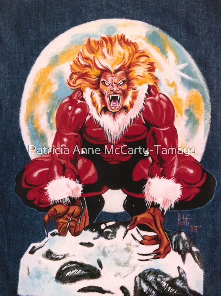 "Sabertooth: a reproduction hand painted painting" by Patricia Anne ...
