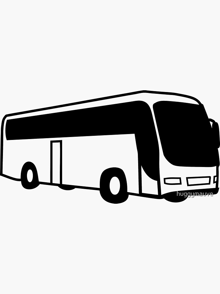 "bus bus" Sticker for Sale by huggymauve | Redbubble