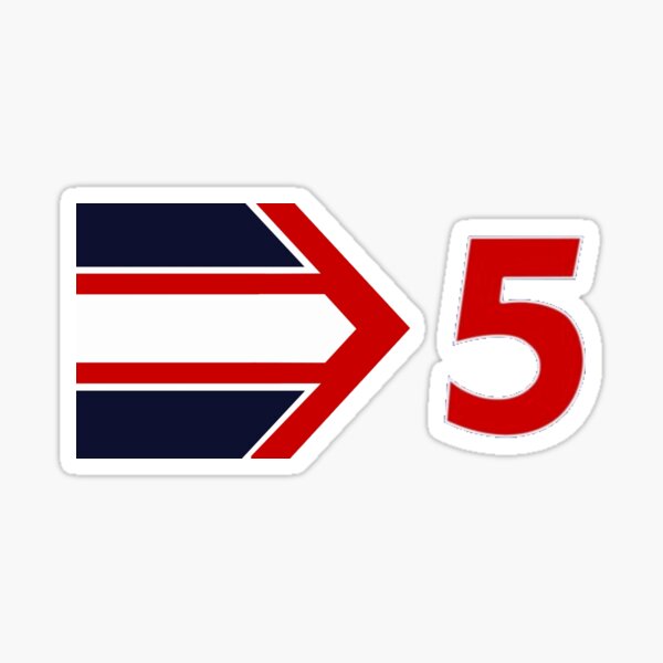 "Mansell Red 5" Sticker for Sale by F1-life | Redbubble