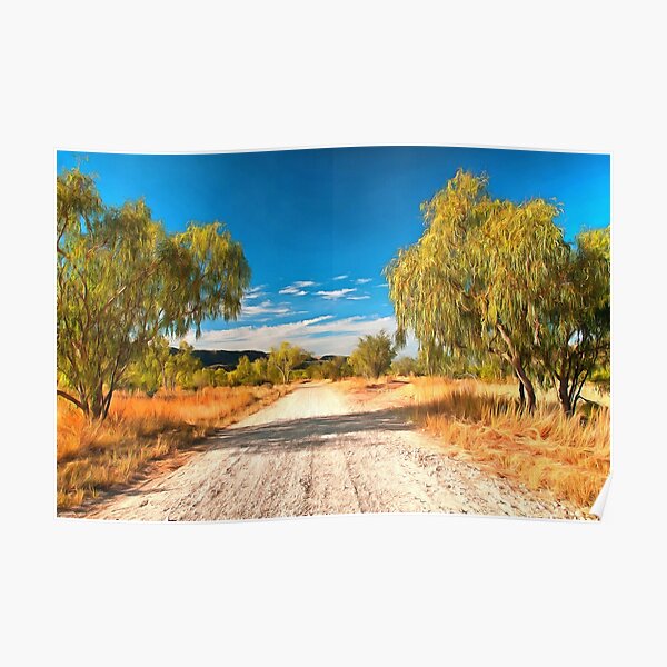 Australian Outback Scene Wall Art | Redbubble
