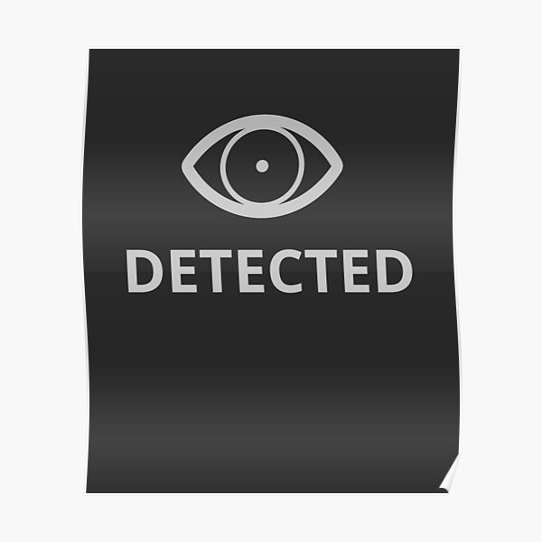 "Detected sign and text. Famous phrase from popular game." Poster by ...