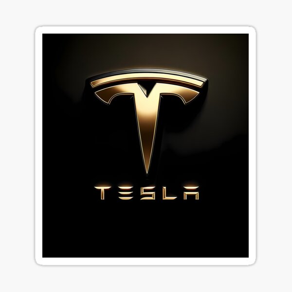 "Tesla Logo" Sticker for Sale by birkohosys | Redbubble