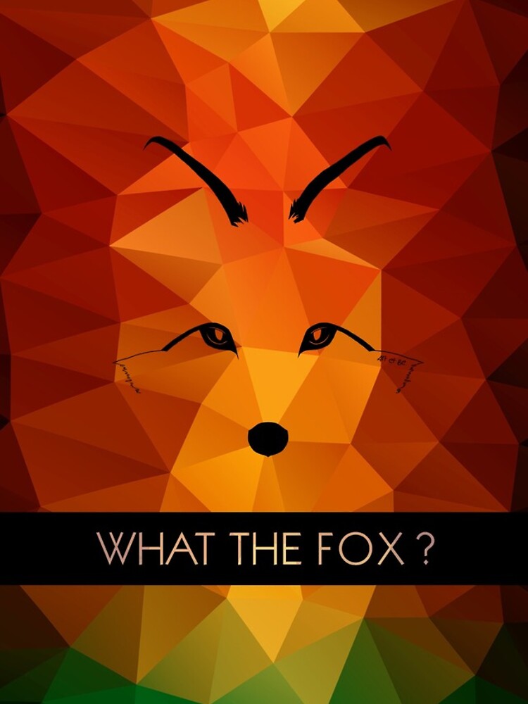 "What the Fox ? multicolor" iPhone Case for Sale by artetbe | Redbubble