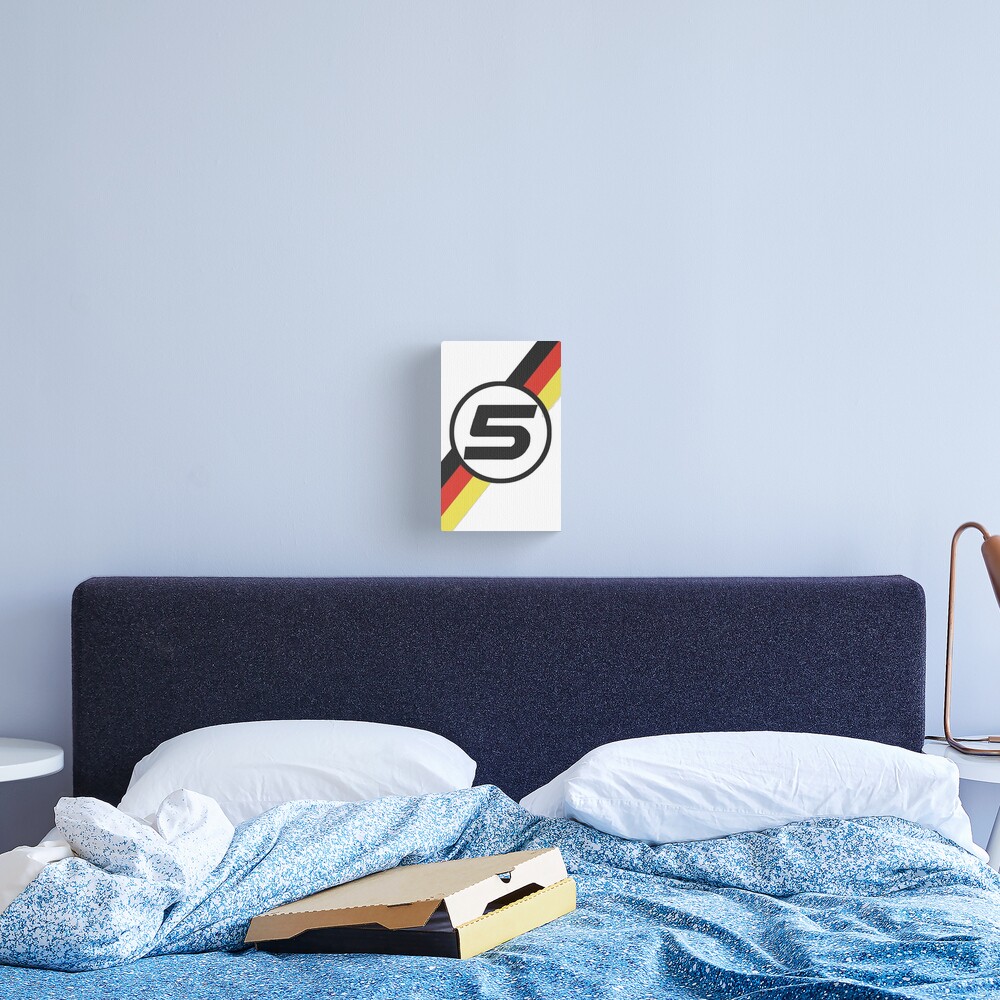 "Vettel's flag & number logo" Sticker for Sale by Vettelteam5 | Redbubble