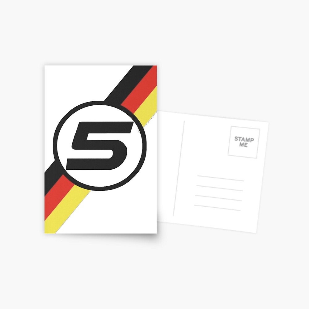 "Vettel's flag & number logo" Sticker for Sale by Vettelteam5 | Redbubble