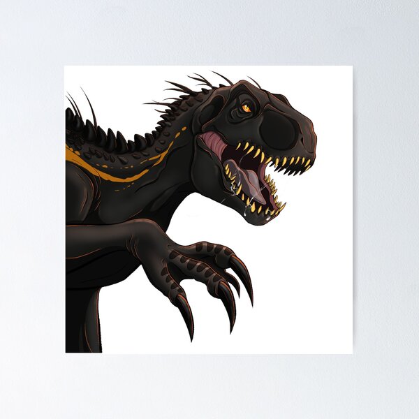 "Jurassic World Indoraptor " Poster for Sale by Sketchasaurus | Redbubble