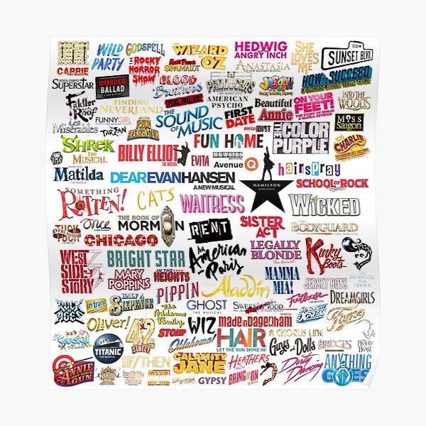 Broadway Posters | Redbubble