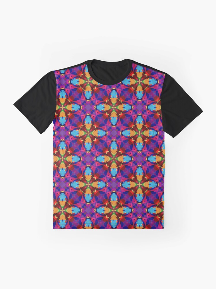 "colorful circle color rings seamless repeat pattern" Graphic T-Shirt ...