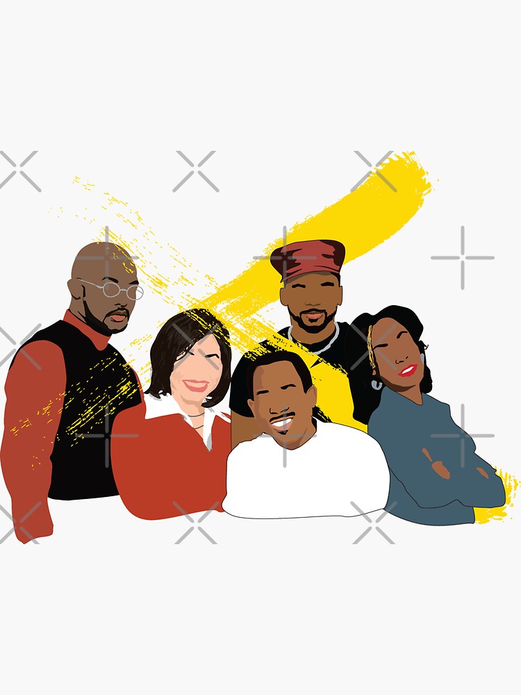 "Martin- Classic TV Show" Sticker for Sale by nadirasimone | Redbubble