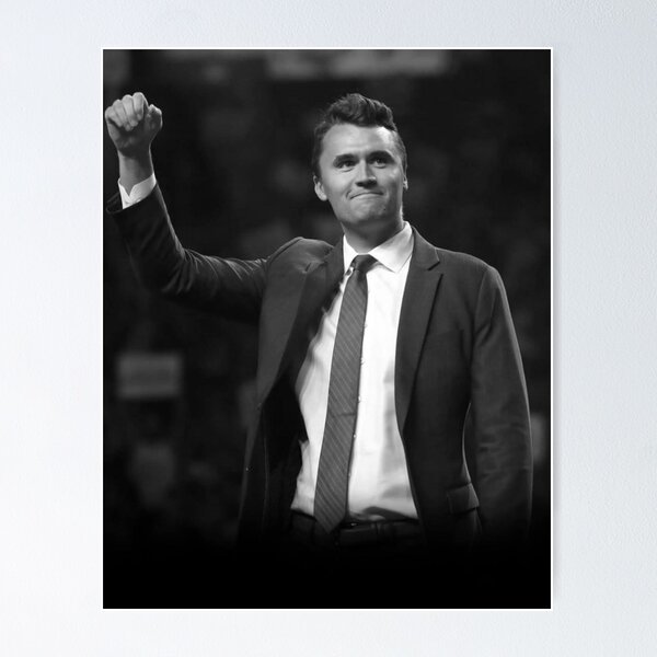 "Charlie Kirk" Poster for Sale by JFprints | Redbubble